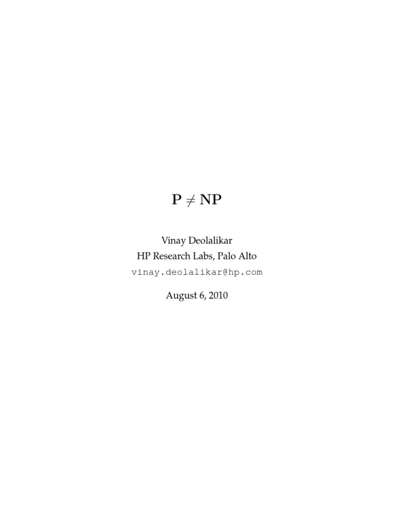 PNP 12 PT | PDF | Computational Complexity Theory | Theoretical ...