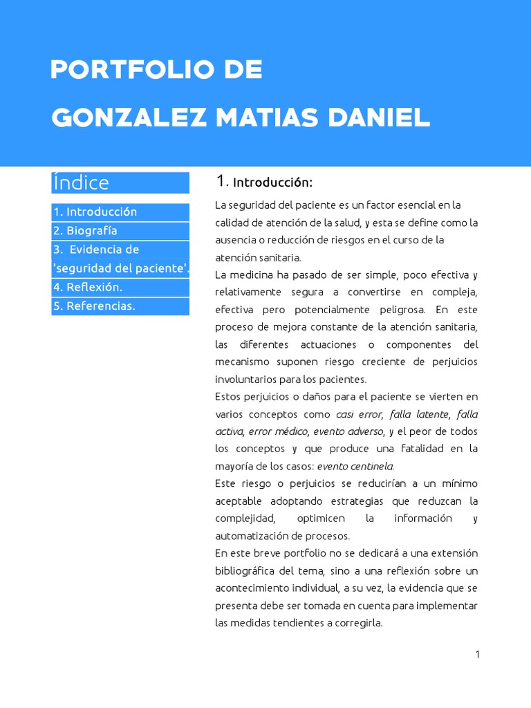 Portfolio Gonzalez Matias Daniel LU:32887 | PDF | Salud pública ...