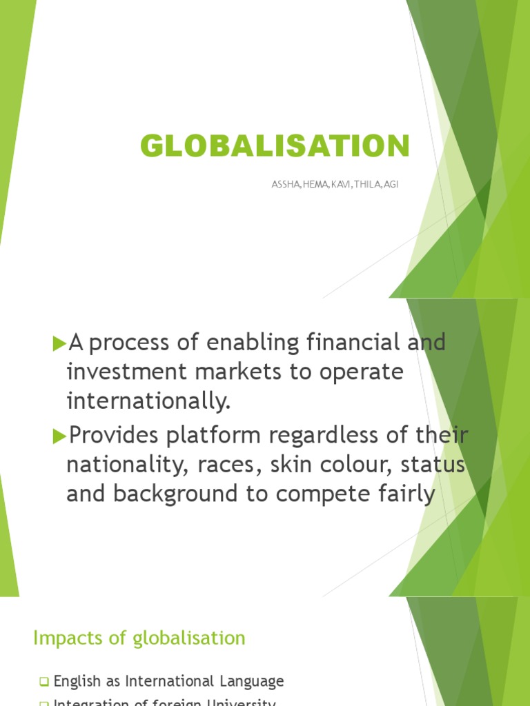 GLOBALISATION | PDF
