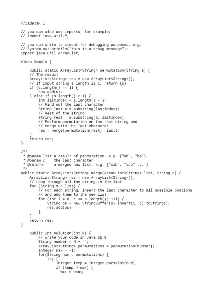 Adnanefs Symphony Codility | PDF | String (Computer Science) | Integer (Computer Science)
