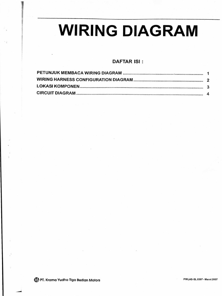 PETUNJUK MEMBACA DIAGRAM WIRING | PDF