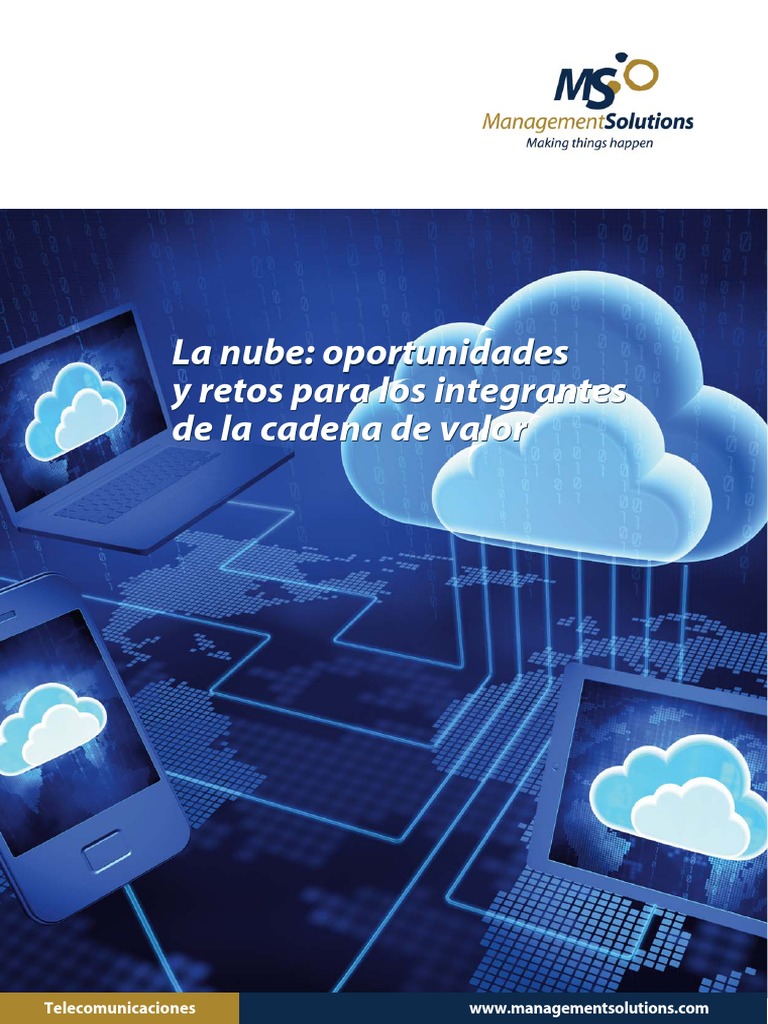 La Nube Pdf Pdf Computación En La Nube Tecnología De Información