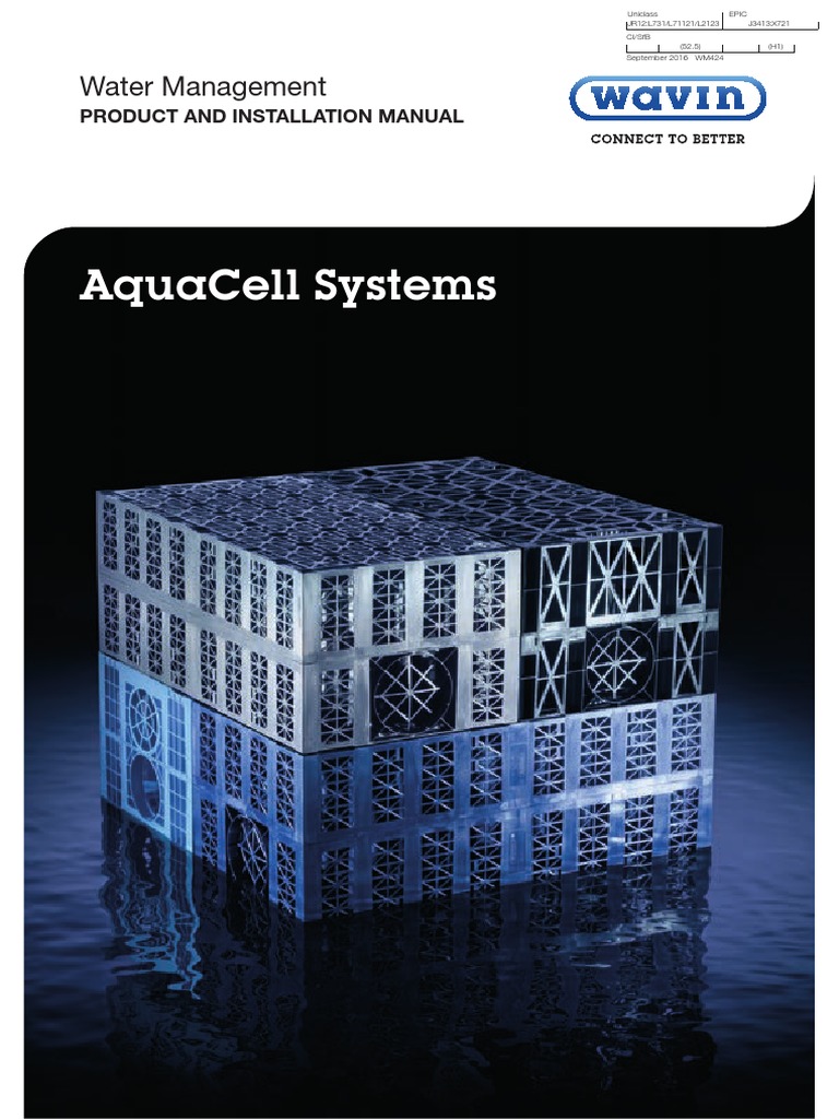 AquaCell Product Installation Manual | PDF | Flood | Stormwater