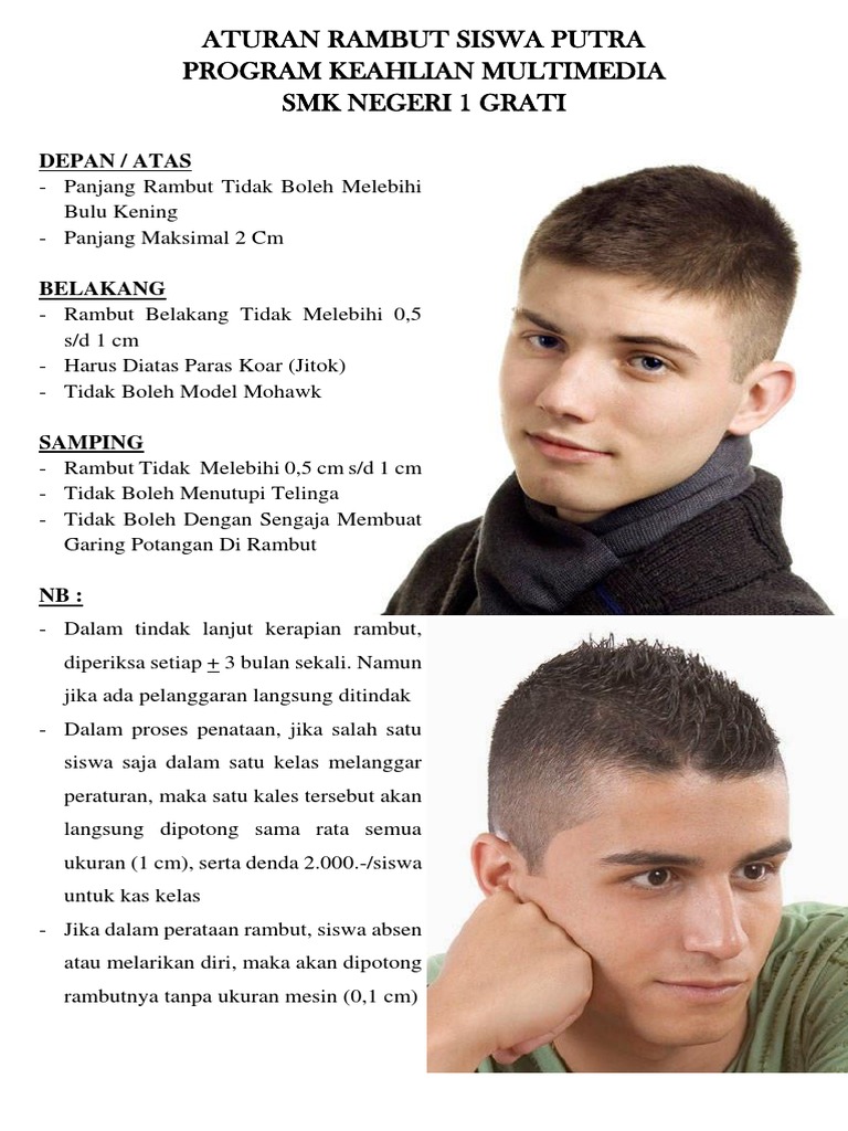 Aturan Rambut Siswa Putra | PDF
