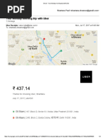 Uber Bill | PDF | Invoice | Payments