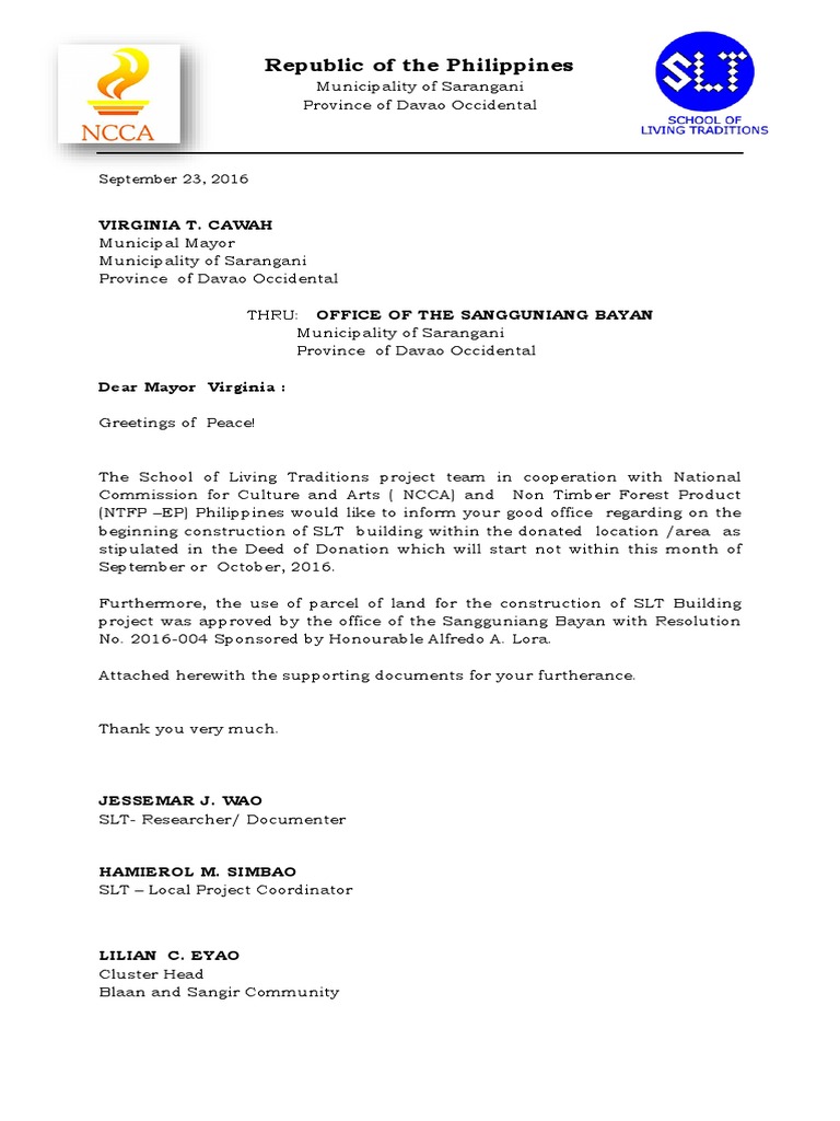 SLT Letter Construction | PDF