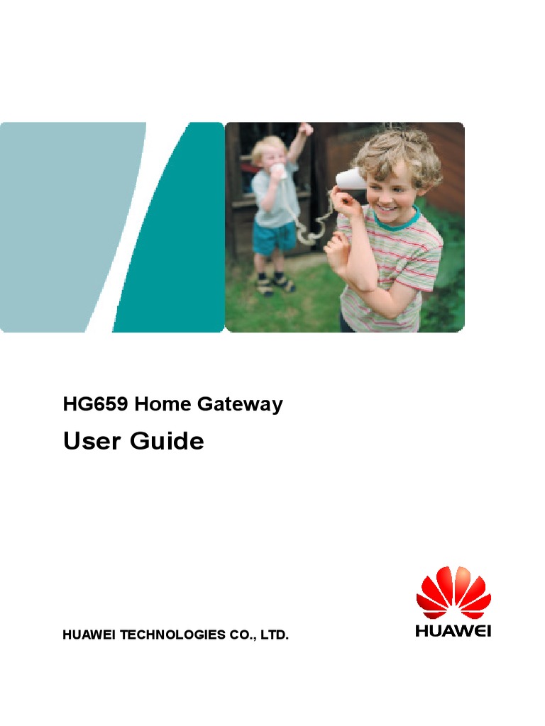Huawei HG659 Quick Start Guide | PDF | Voice Over Ip | File Transfer ...