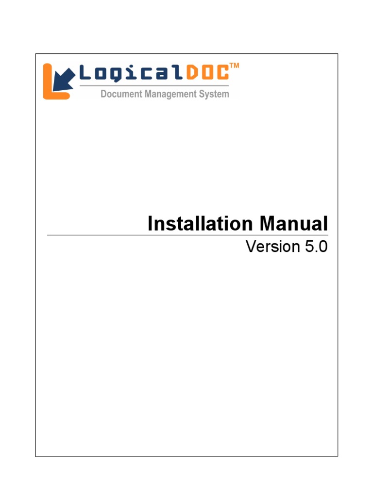 LogicalDoc Installation Manual | PDF | Superuser | My Sql