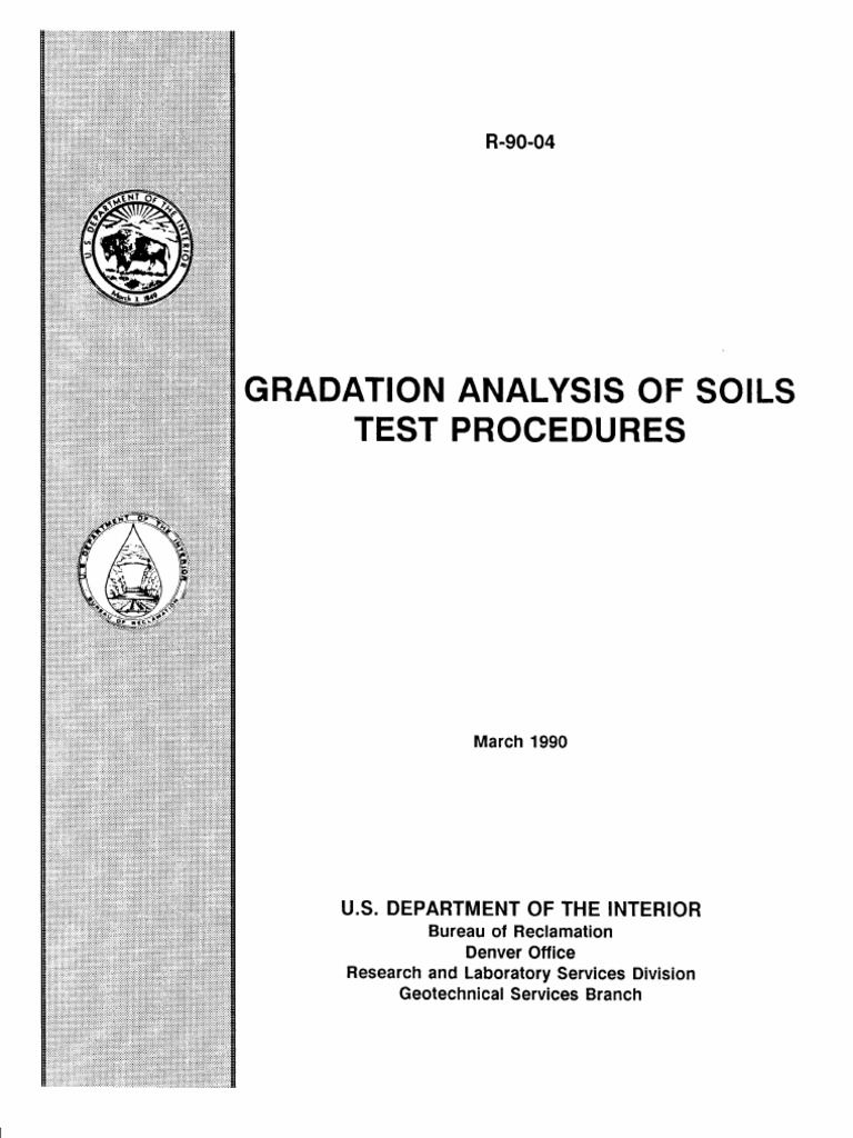 Gradation Analysis of Soils Test Procedure | PDF | Natural Materials | Soil