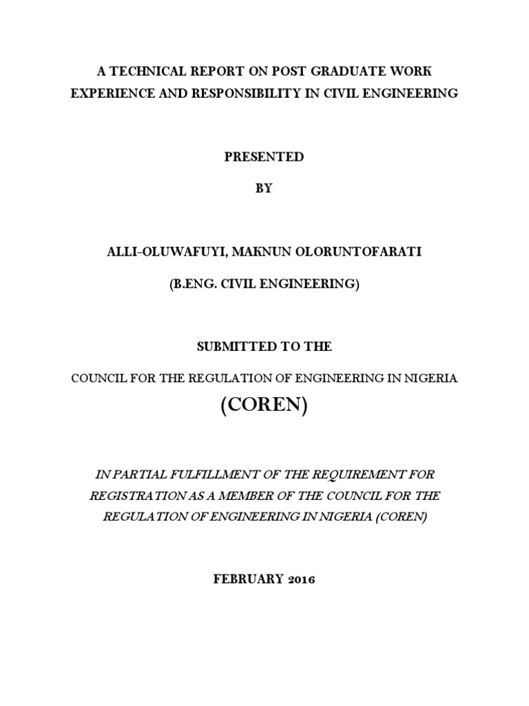 Coren Report - Bell MT | Download Free PDF | Concrete | Density