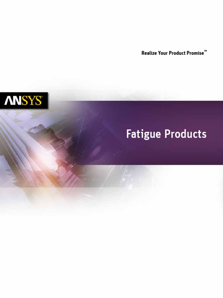 Fatigue Calculation by ANSYS PDF | PDF