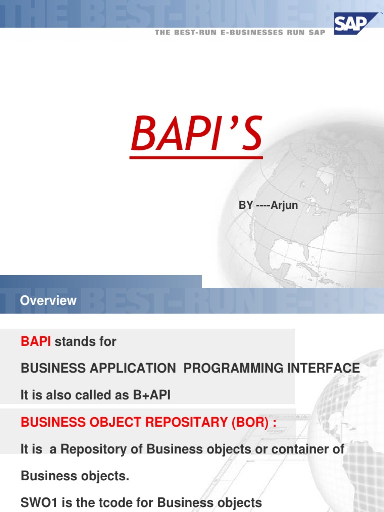 Bapi S | Download Free PDF | Computer Programming | Software