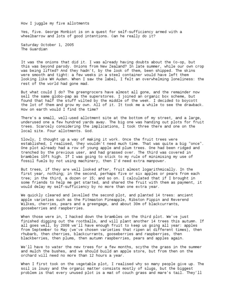 A | PDF | Apple | Botany