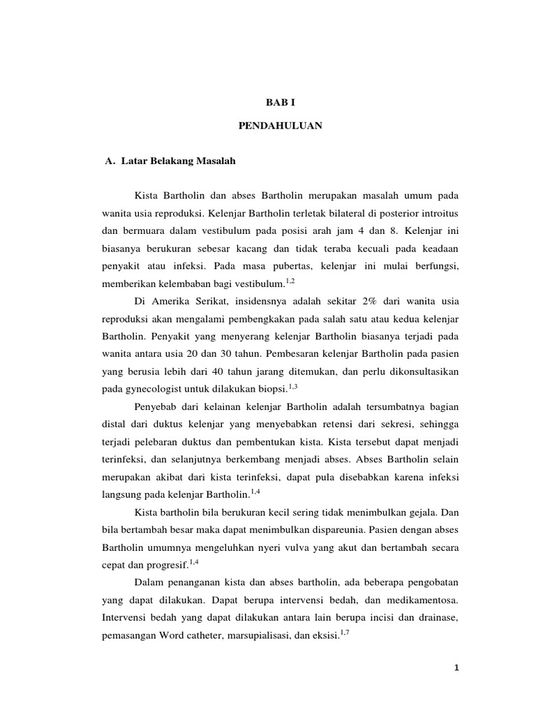 BAB I DN II Kista Bartolini | PDF