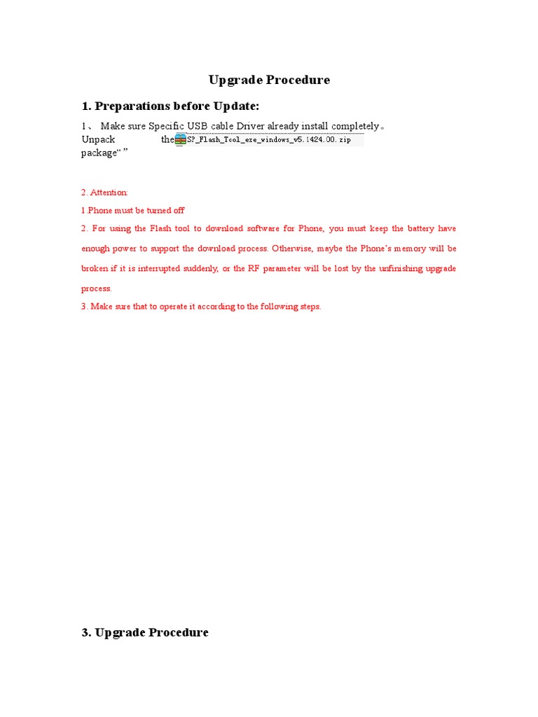 SP Flash Tool Exe Windows | PDF