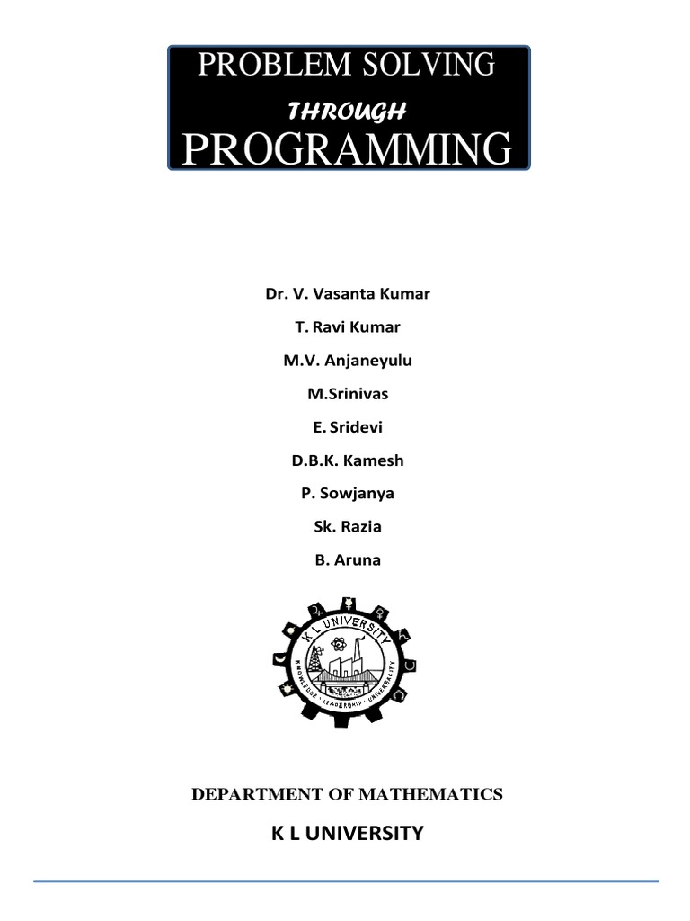 Cds Text Book | PDF | Computer Program | Programming