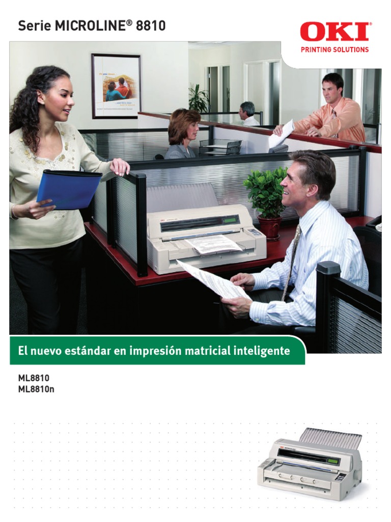 ml8810 PDF | PDF | Impresora (Computación) | Papel
