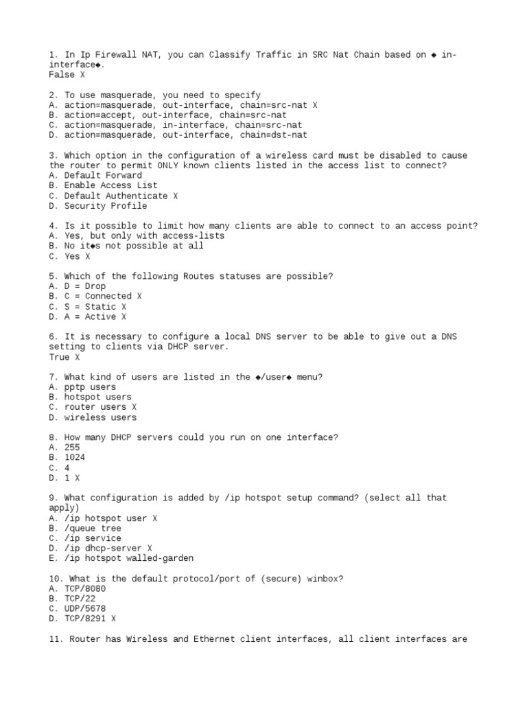 Soal Mtcna | PDF | Ip Address | Router (Computing)
