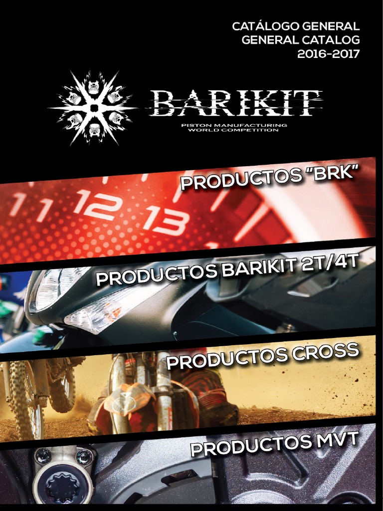 Catalogo Barikit 2016 2017 | PDF | Motociclismo | Motores