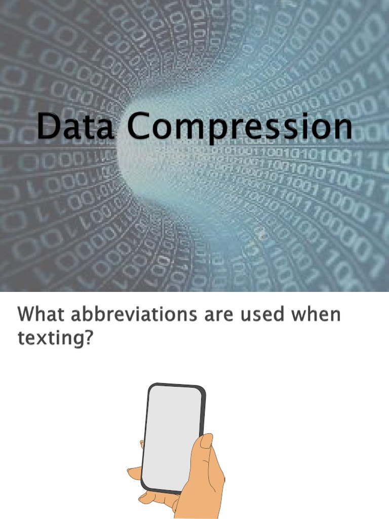 Vidler Data Compression Powerpoint | PDF | Data Compression | Digital Technology