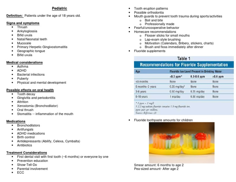 Pediatric Card | PDF
