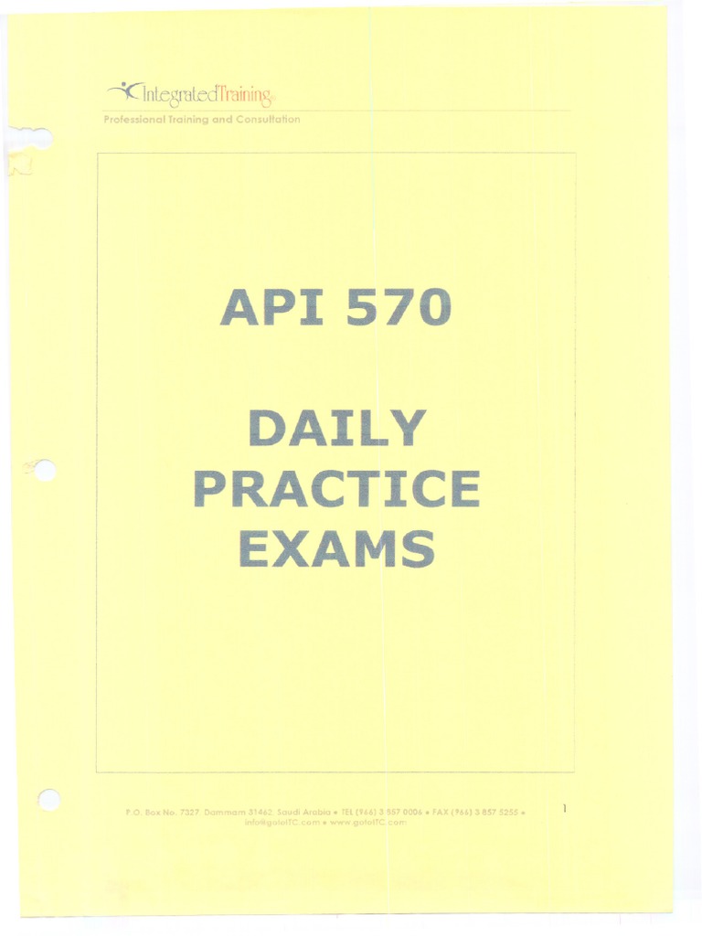 API 570 Question PDF | PDF