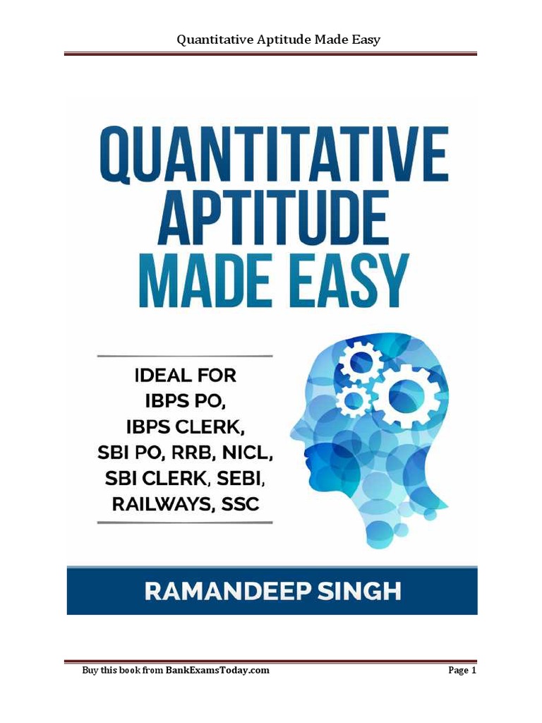 Quants Book For Made Easy PDF | PDF | Percentage | Fraction (Mathematics)