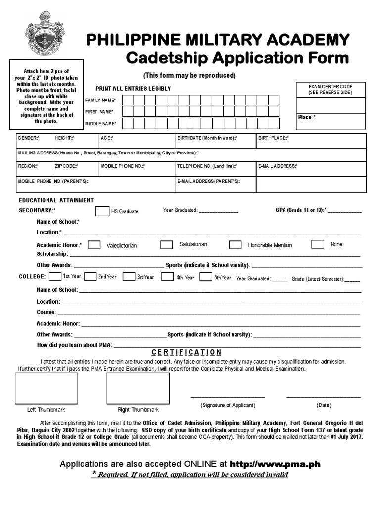 Pmaee Application Form 2017 | PDF | Armed Conflict | Test/Examination
