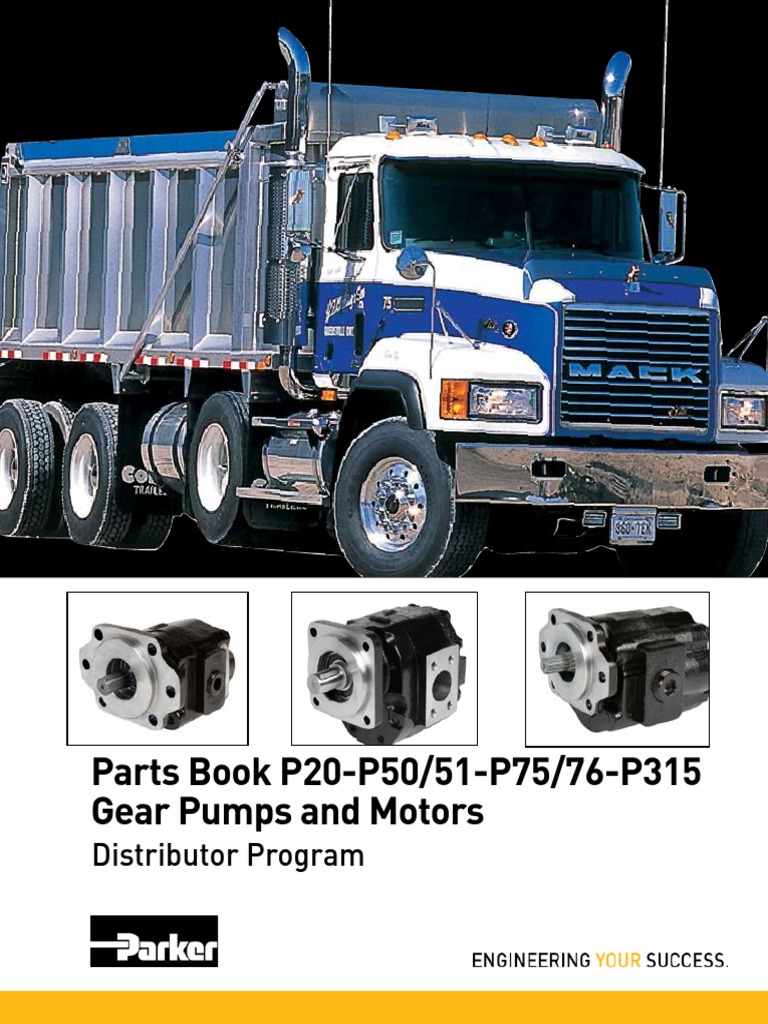 Parts Book P20-P50/51-P75/76-P315 Gear Pumps and Motors: Distributor Program | PDF | Horsepower ...