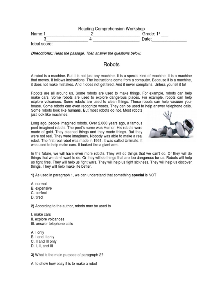Robots: Understanding Their Role | PDF | Robot | Robotics