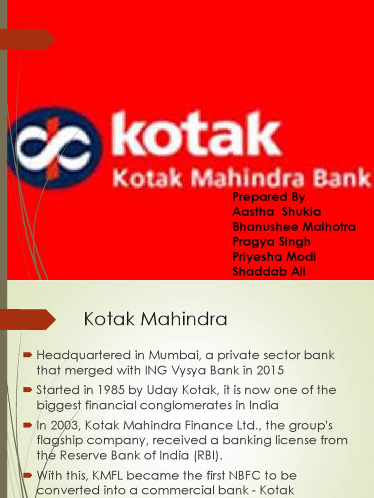 Kotak Mahindra Strategy | PDF | Banks | Debits And Credits