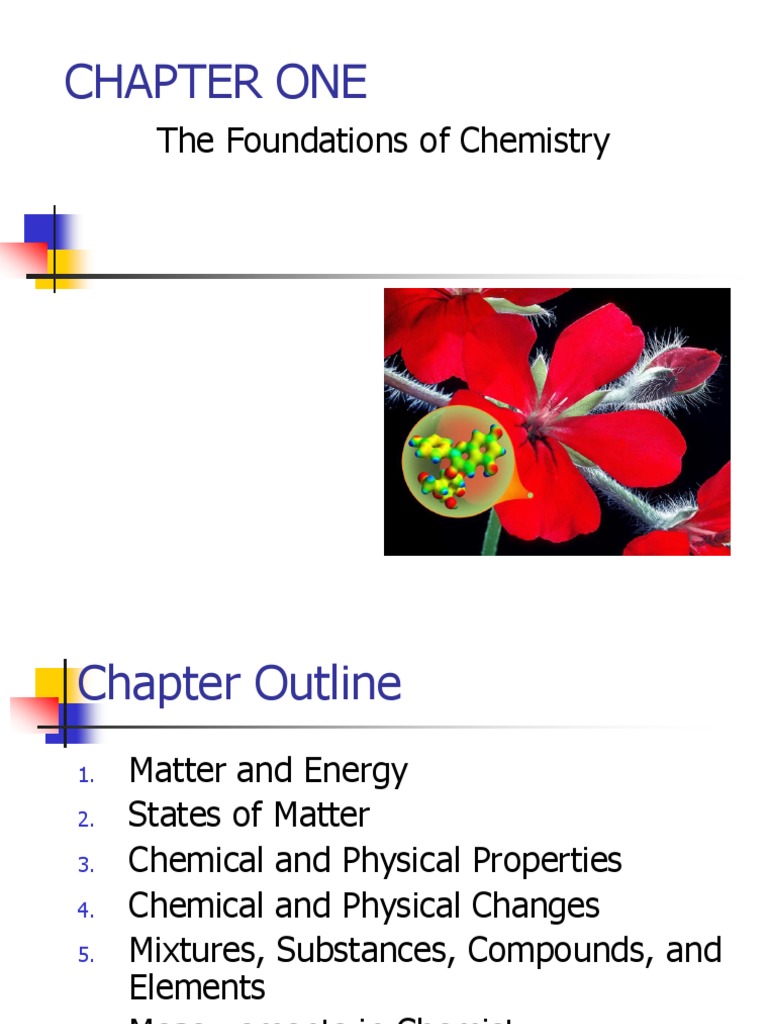 CHAPTER 01 The Foundation of Chemistry | PDF | Significant Figures ...