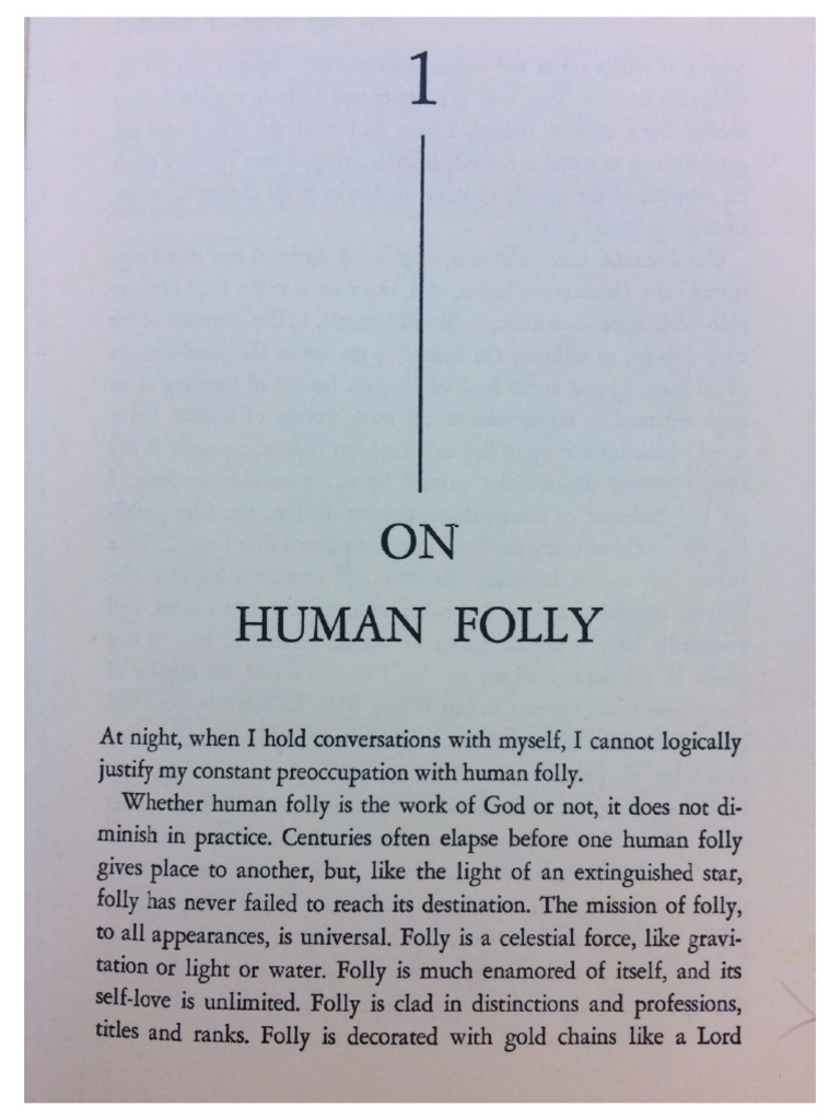 On Human Folly - Krleža, Miroslav | PDF