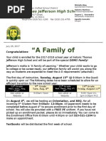 JCPS Communications School Start Time List Update | PDF