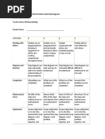 RUBRIC Math Problem Solving | PDF | Reason | Teaching Mathematics