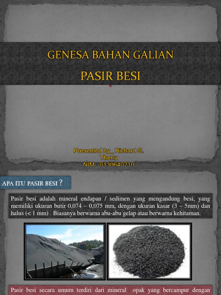 Genesa Pasir Besi | PDF