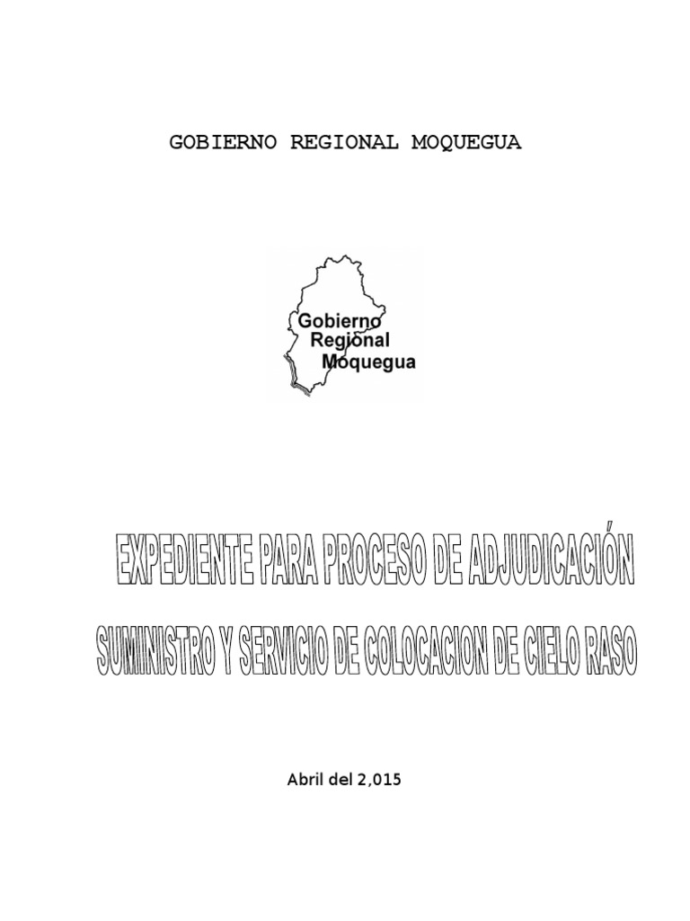 Expediente Cielo Raso | PDF | Science | Ingeniería Expediente Cielo Raso | PDF | Science | Ingeniería