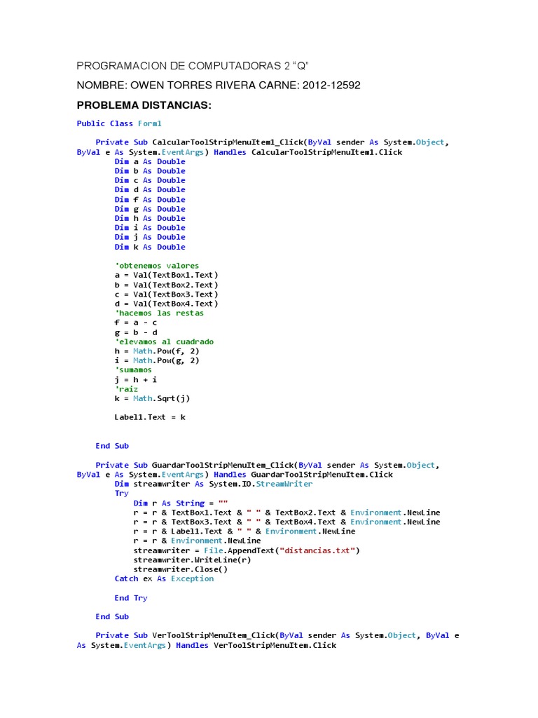 Programacion de Computadoras 2 | PDF | Text File | Computer File