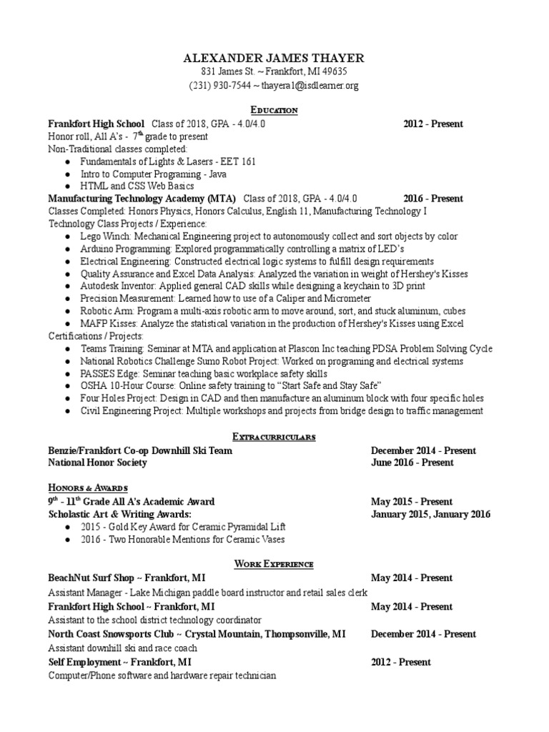 Resume Mta Update | PDF | Computer Aided Design | Robotics