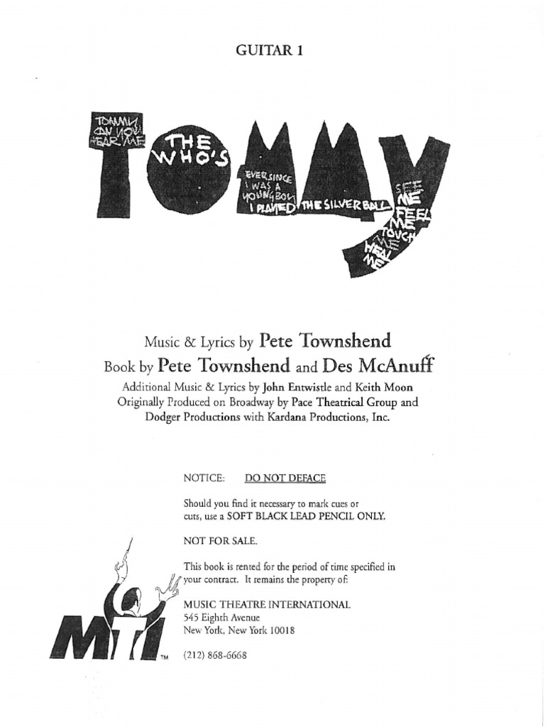 Tommy Guitar 1 | PDF