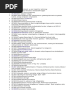List of IEC Standards | PDF | Electrical Wiring | International ...