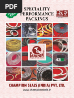 Champion Gland Packing Catalogue PDF | PDF | Graphite | Carbon