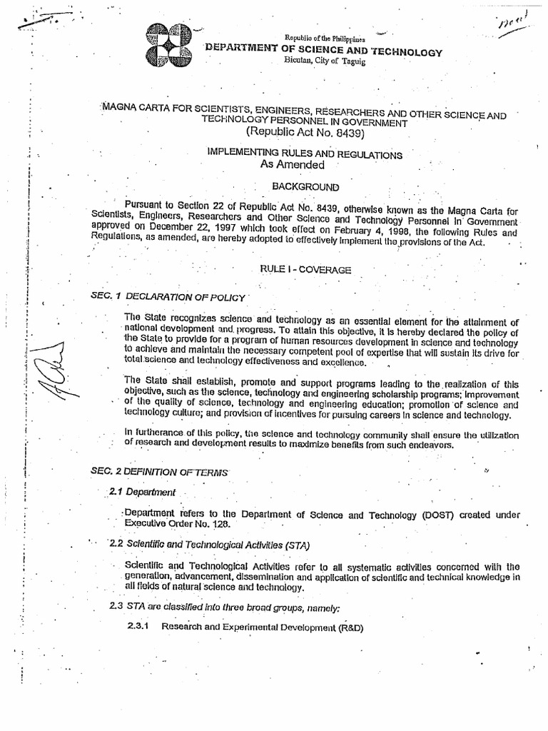IRR RA 8439 As Amended | PDF
