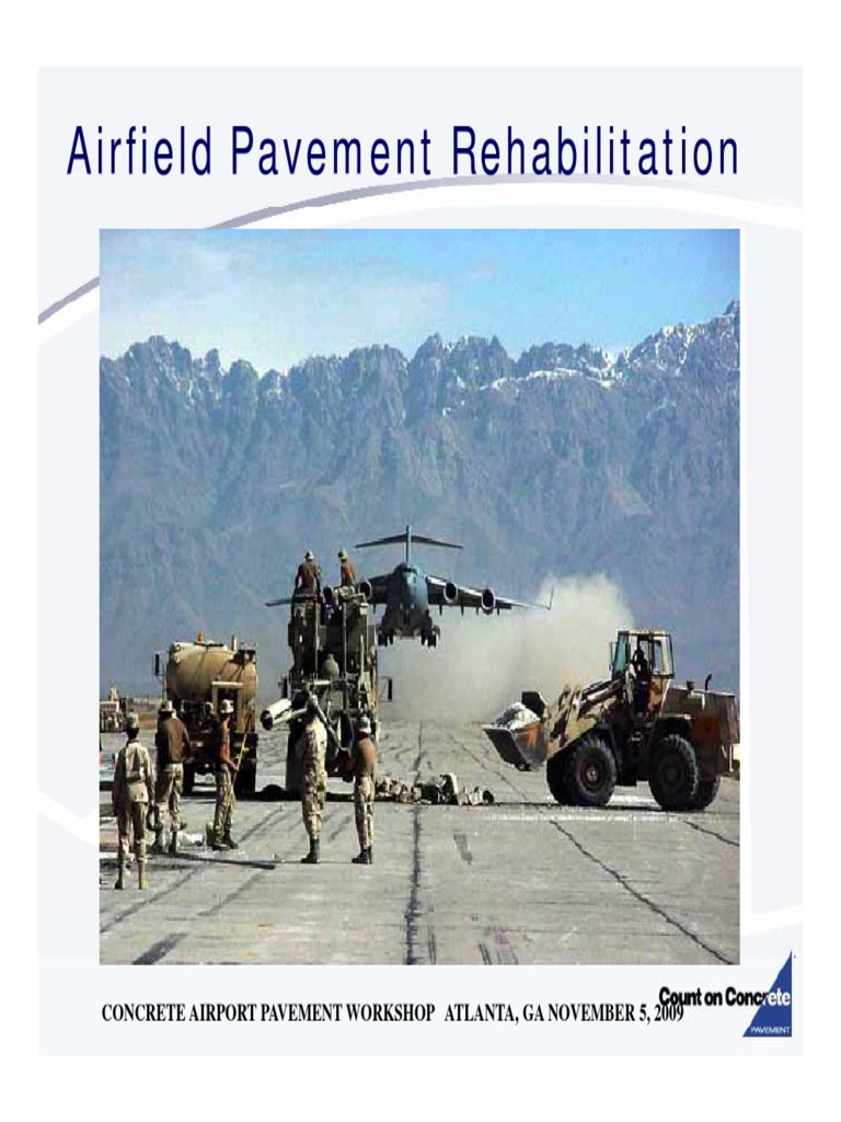 Airfield Pavement Rehabilitation | PDF | Road Surface | Concrete