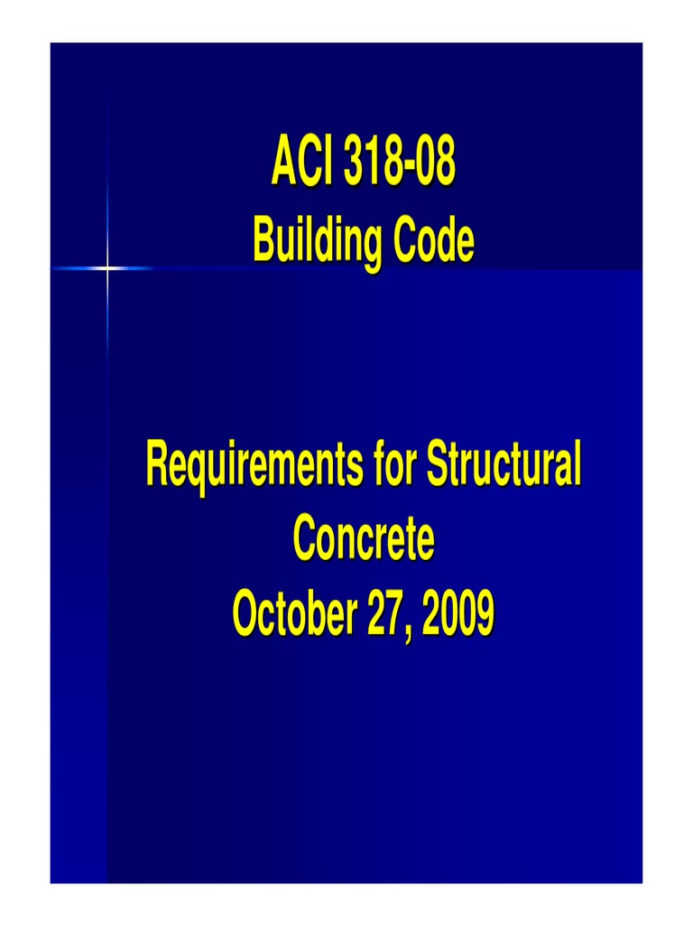 ACI 318 History PDF | PDF | Earthquake Engineering | Concrete