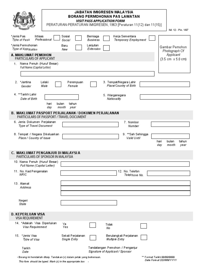 Borang Contoh | PDF