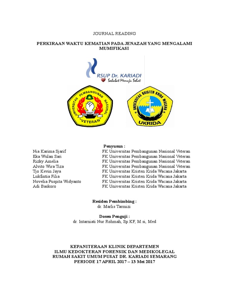 Jurding Forensik Bu Intar | PDF