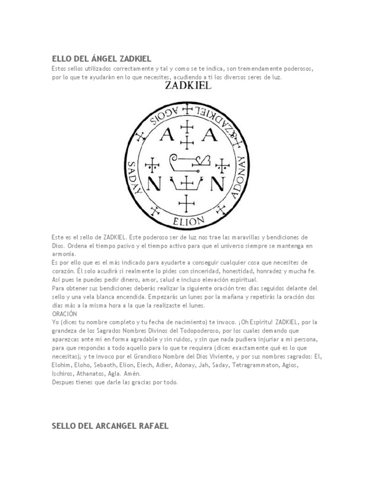 sellos de arcangeles.pdf | Miguel (Arcángel) | Padre Nuestro
