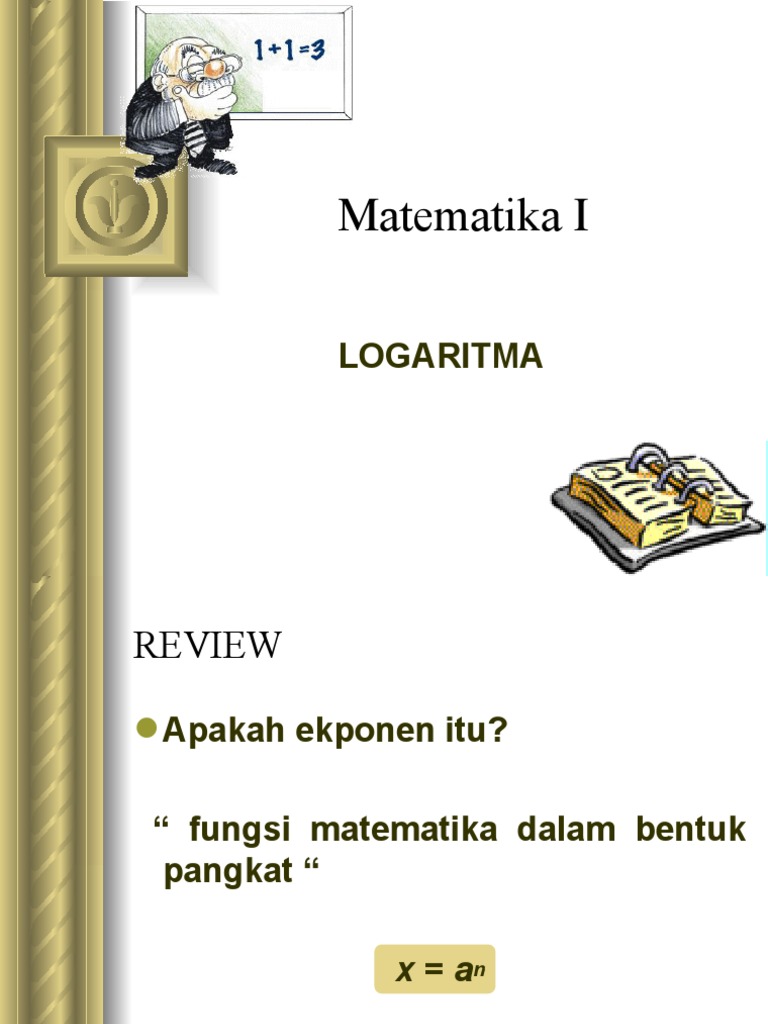 Sifat dan Definisi Logaritma | PDF