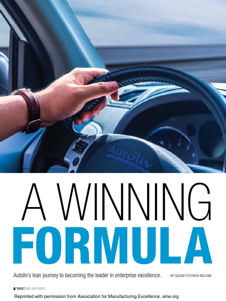 Autoliv - A Winning Formula. Target Fall 2016 | PDF | Lean ...